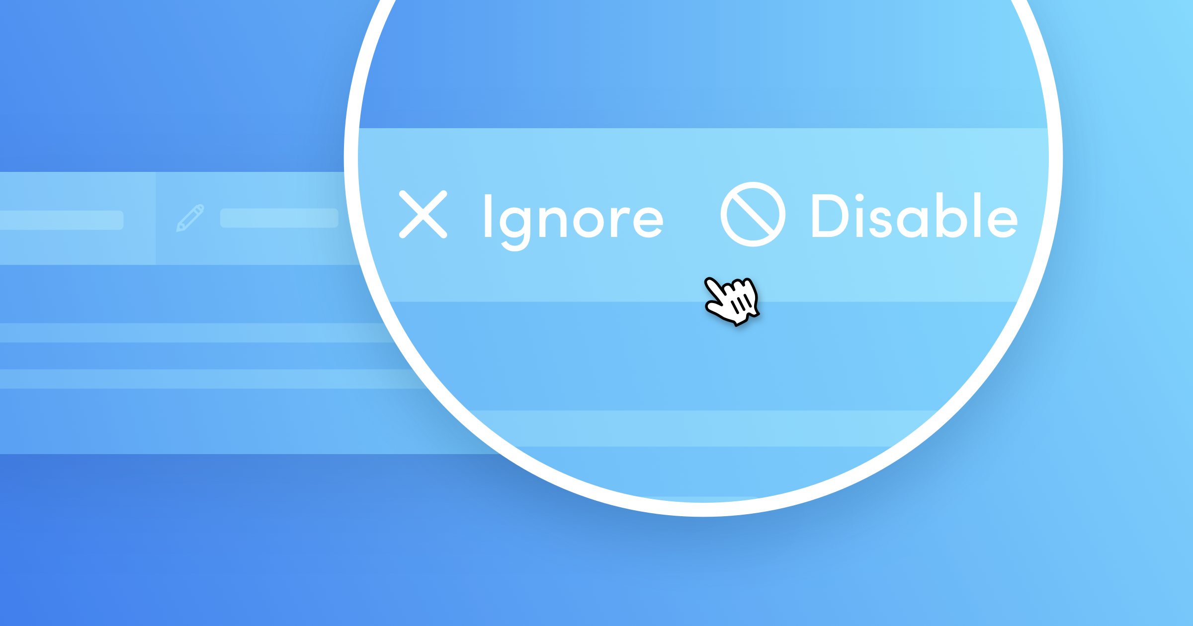 Ignore Button