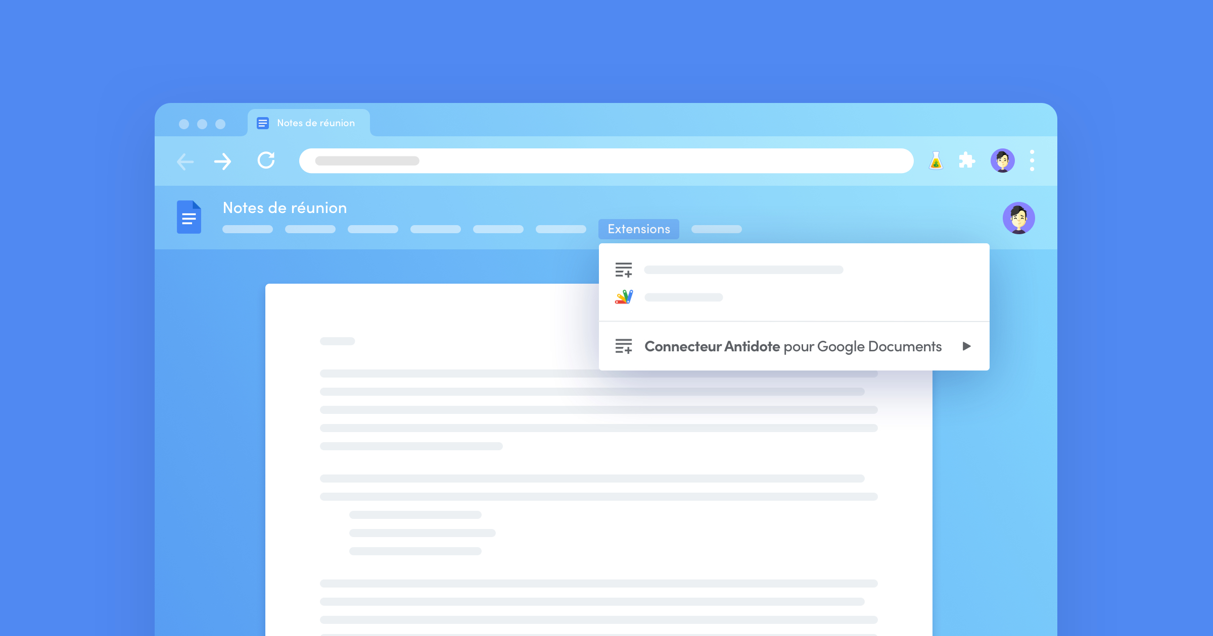 Comment utiliser Antidote dans Google Docs