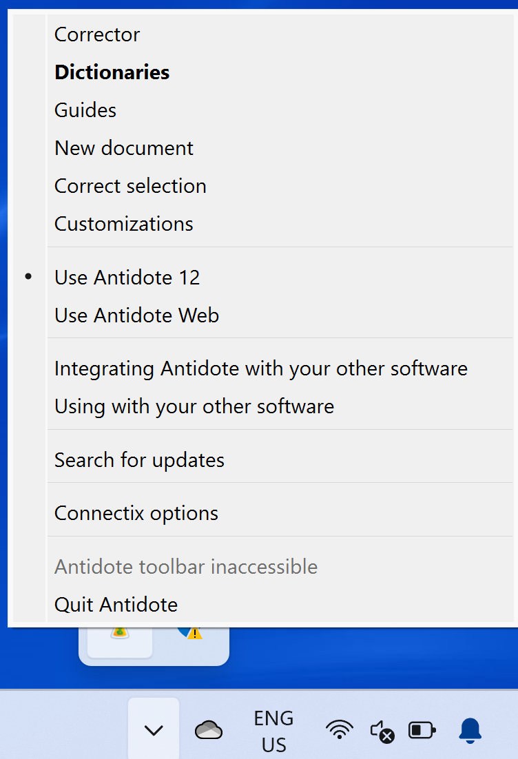 Installation of Antidote 12 on Windows