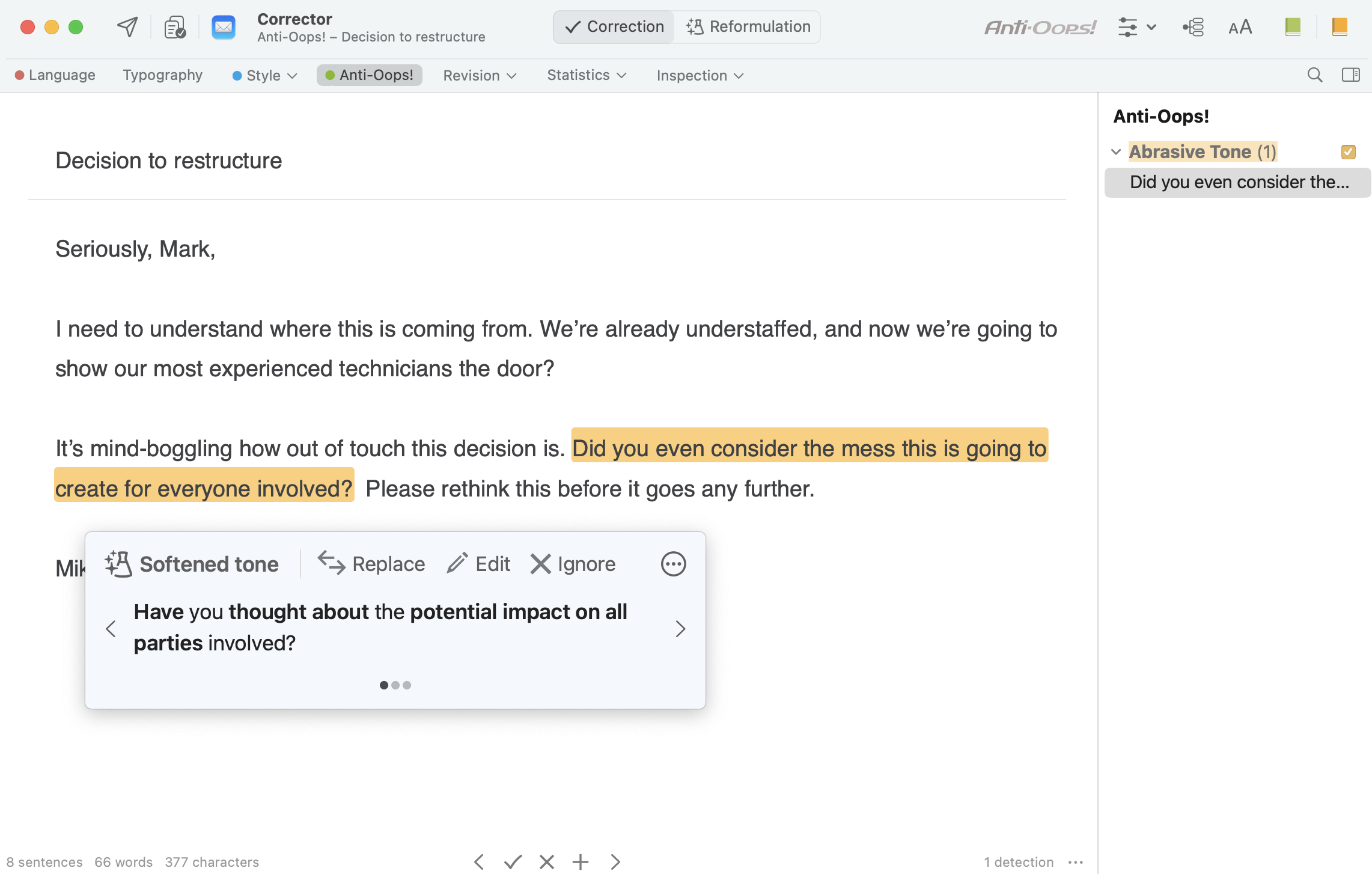 The New Antidote: Feature Overview