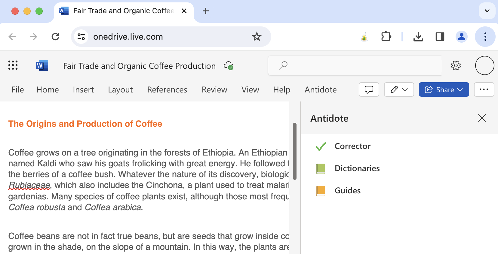The New Antidote: Feature Overview