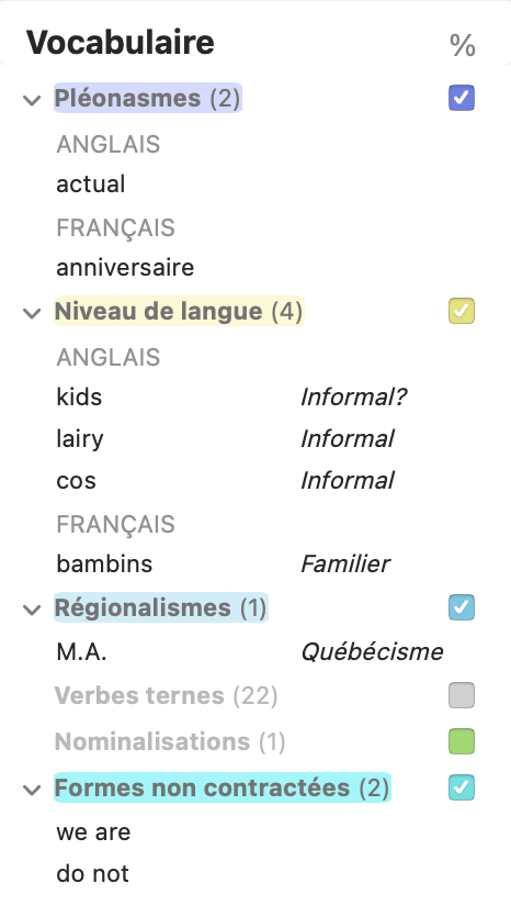 Correcteur anglais | Guide d’utilisation